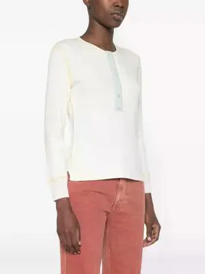 Chloé Flatlock Rib Jersey Top