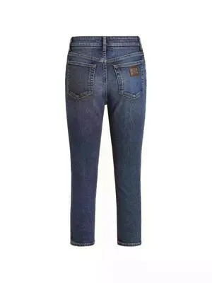 Dolce & Gabbana Audrey Waist Capri Length Denim Trousers
