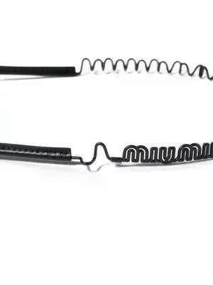 Miu Miu Metal And Leather Headband