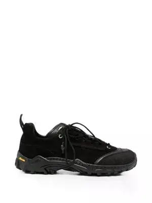 Our Legacy Gabe Leather Panelled Sneakers - Black