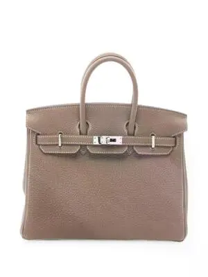 Hermès 2023 25 Birkin Togo Tote Bag - Neutrals
