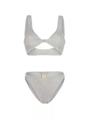 PARAMIDONNA Donika Crinkle-effect Bikini - Grey