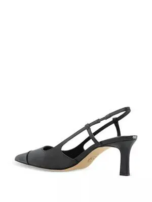 Michael Kors Alora Leather Slingback Pumps