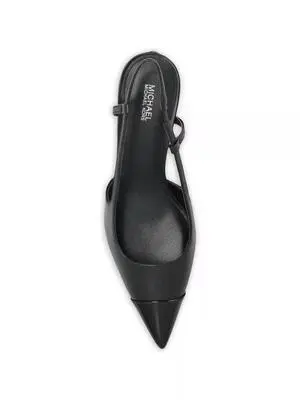 Michael Kors Alora Leather Slingback Pumps