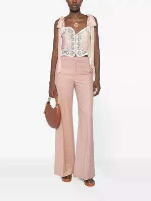 Chloé Wool Gabardine Trousers