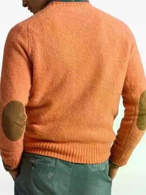 Polo Ralph Lauren Elbow-patch Raglan-sleeve Sweater