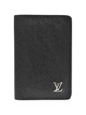 LOUIS VUITTON 2010-2020s Pocket Organizer Wallet - Black
