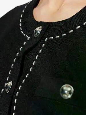 Michael Kors Embellished Studded Cardigan