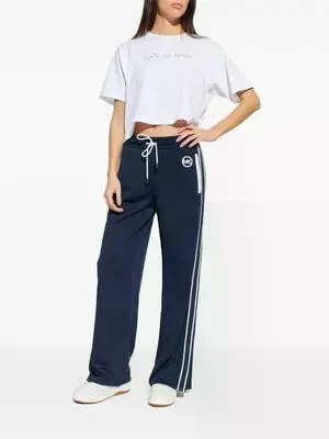 Michael Kors Logo-embossed Cropped T-shirt