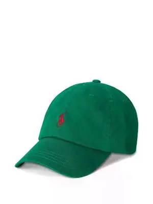 Polo Ralph Lauren Embroidered Pony Cotton Cap - Green