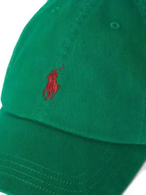 Polo Ralph Lauren Embroidered Pony Cotton Cap - Green
