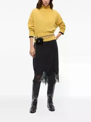 Pinko Contrast-trim Sweater - Neutrals