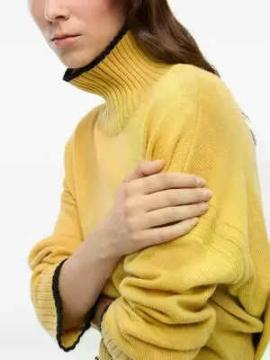 Pinko Contrast-trim Sweater - Neutrals