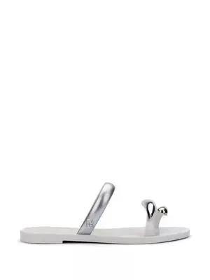 Melissa Eden Metallic-effect Sandals
