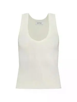 Matteau Ribbed-knit Tank Top