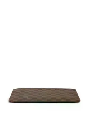 LOUIS VUITTON Damier Ebene Neverfull Mm Pouch