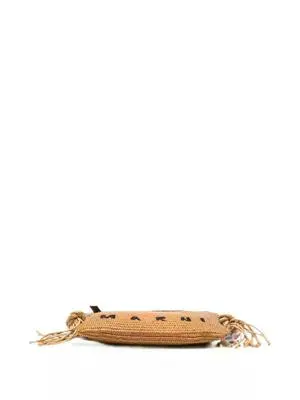 Marni Raffia Logo Crossbody Bag
