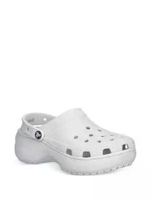 CROCS Classic Platform Clogs - Grey
