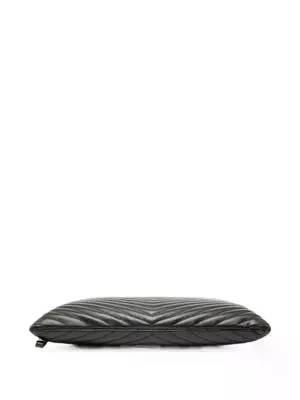 Saint Laurent 2019 Chevron Calfskin Cassandre Document Holder Clutch Bag
