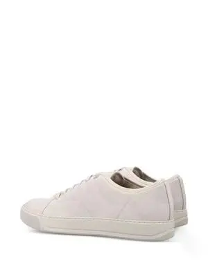 LANVIN Patent-toe Suede Sneakers