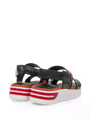 Geox Platform Sandals With Touch-strap Fastening