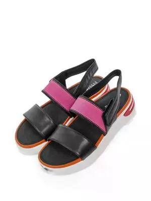 Geox Platform Sandals With Touch-strap Fastening