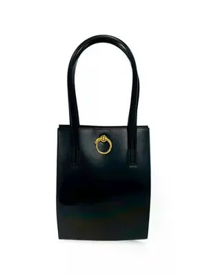 Cartier 1990-2000 Leather Panthere Tote Bag - Black