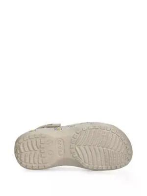 CROCS Classic Floral Platform Clogs