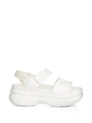 CROCS Soho Y Strap Platform Sandals - White
