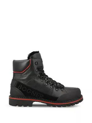 Bogner Lace-up Lug Sole Ankle Boots
