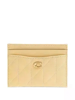 COACH Quilted-design Leather Cardholder