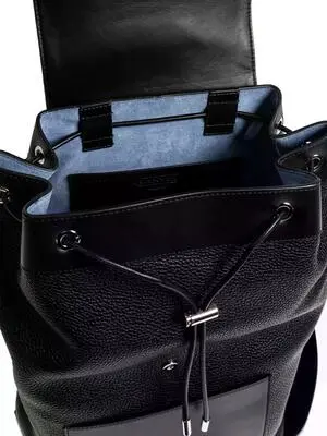 LANVIN Catch Buckle-fastening Pebbled Leather Backpack