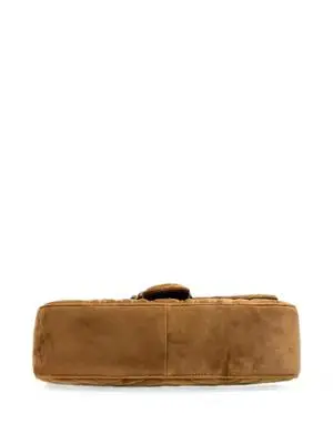 Gucci 2000-2015 Medium Gg Marmont Matelasse Velvet Shoulder Bag