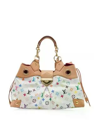 LOUIS VUITTON Monogram Multicolore Ursula Handbag - White