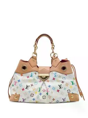 LOUIS VUITTON Monogram Multicolore Ursula Handbag - White