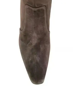 Saint Laurent Francoise Pointed-toe Knee-high Boots