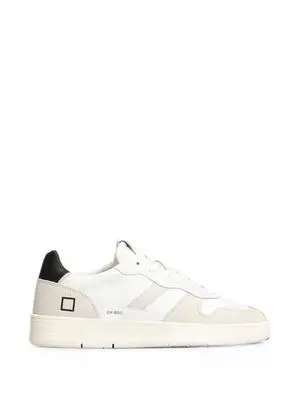 D.a.t.e. Court 2.0 Suede-panelled Perforated Sneakers - White