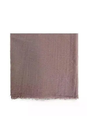 Rick Owens Frayed Gauze Scarf - Pink