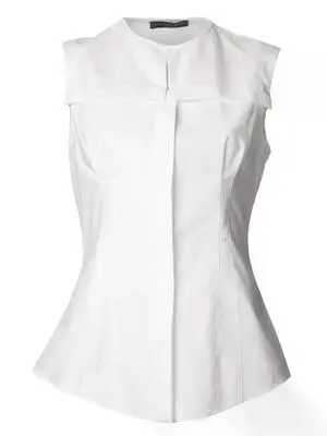 Alexander McQueen Sleeveless Layered Shirt