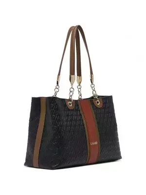 Liu Jo Logo Embossed Tote Bag