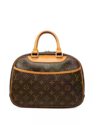 LOUIS VUITTON Monogram Trouville Handbag - Brown