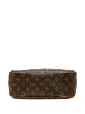 LOUIS VUITTON Monogram Trouville Handbag - Brown