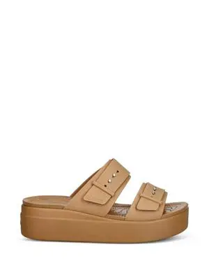 CROCS Crocs Brooklyn Platform Slides Neutrals