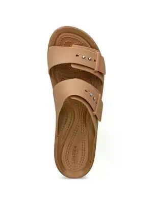 CROCS Brooklyn Platform Slides - Neutrals