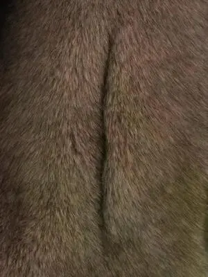 VALENTINI 1972 Faux-fur Funnel-neck Coat