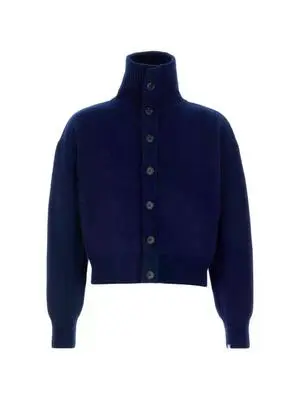 Extreme Cashmere N°377 High-neck Cardigan