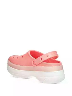 CROCS Classic Frosted Platform Clogs - Pink