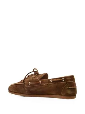 POSA Milano Suede Boat Shoes