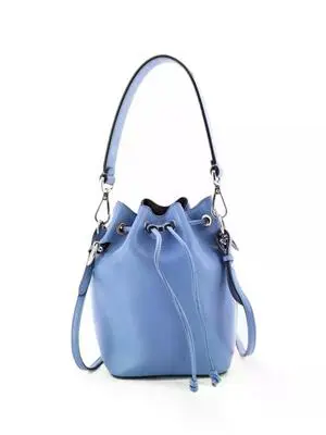 Fendi Fendi Mon Tresor Leather Mini Bucket Bag Blue