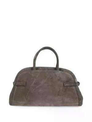 Orciani Aura Peach Suede Tote Bag